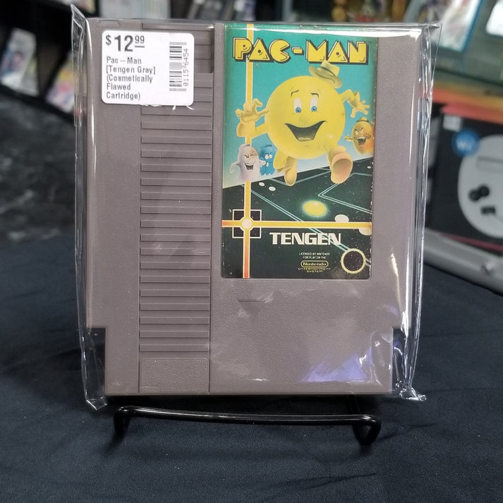 Pac-Man [Tengen Gray] (Cosmetically Flawed Cartridge) – M&M Video Games
